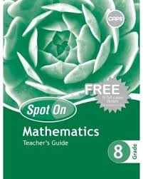 MATHEMATICS TEACHERS GUIDE GRADE 8 – School Seconds